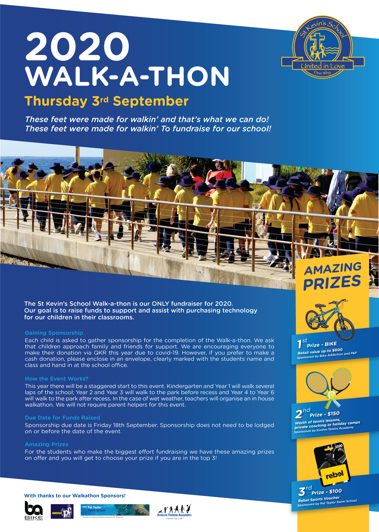 2020 Walk-a-thon - St Kevin's Dee Why